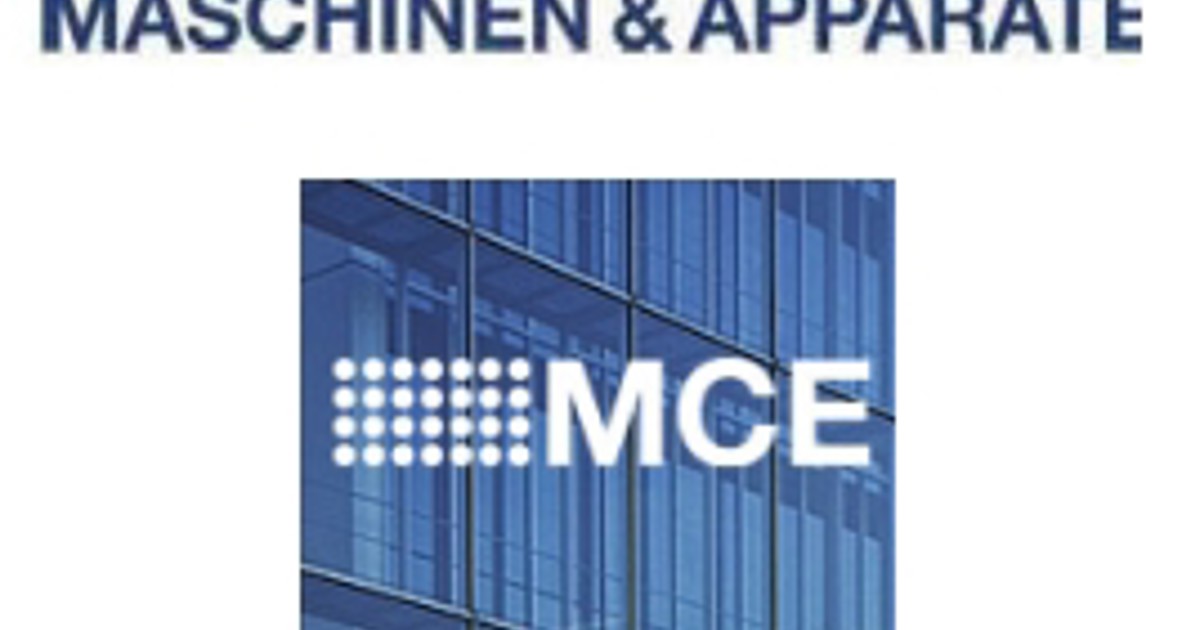 „Ohne Sorgen Paket“ für die MCE Maschinen- und Apparatebau GmbH & Co